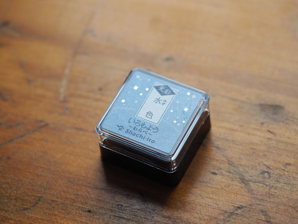 Shachihata - Mini Stamp Pad (25 x 25mm) - (HAC-S1G-PB) - Light Blue – Wonder Pens