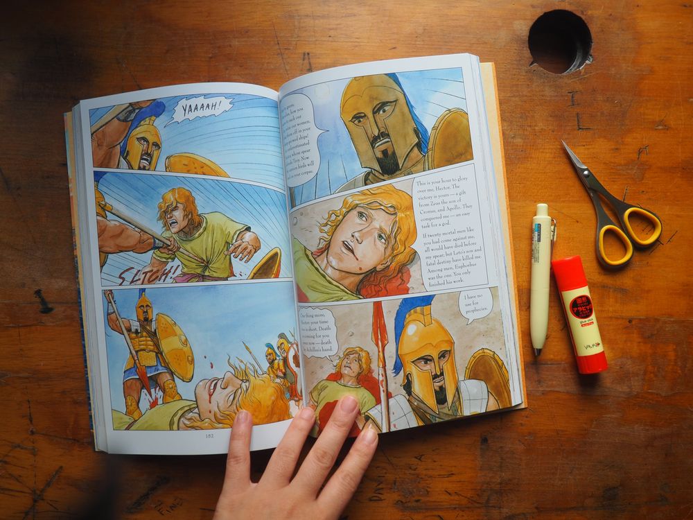 The Iliad: A Graphic Novel by Gareth Hinds – Wonder Pens