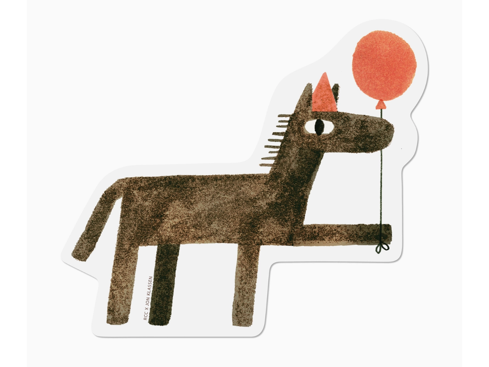 Red Cap Cards - Balloon Wishes Sticker – Wonder Pens