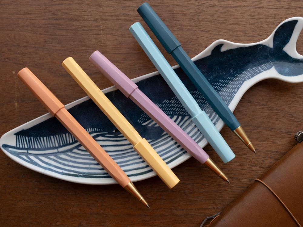 YSTUDIO Glamour Evolve - Ocean Sustainable Rollerball Pen - Sunset Ora ...