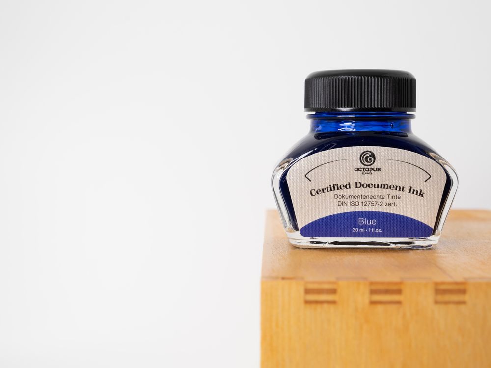 Octopus Document Ink (30mL) - Blue – Wonder Pens