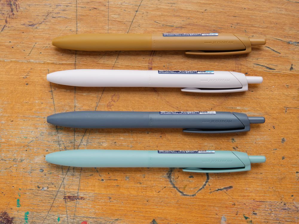 Uni Jetstream Lite Touch Ballpoint Pen - 0.7mm - Greyish Blue – Wonder Pens