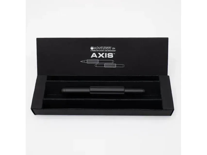 Monteverde Axis Fountain Pen - Matte Black – Wonder Pens