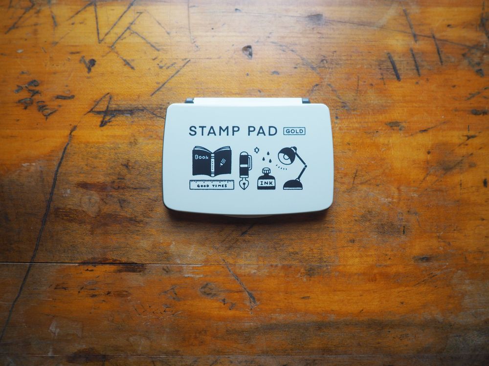 Sanby x Eric Small Things - Stamp Pad (2.5 x 4") - (SPE-G02) - Gold ...