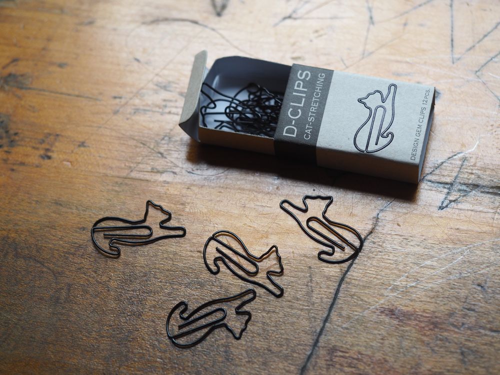 Midori Mini D-Clips - Stretching Cat – Wonder Pens