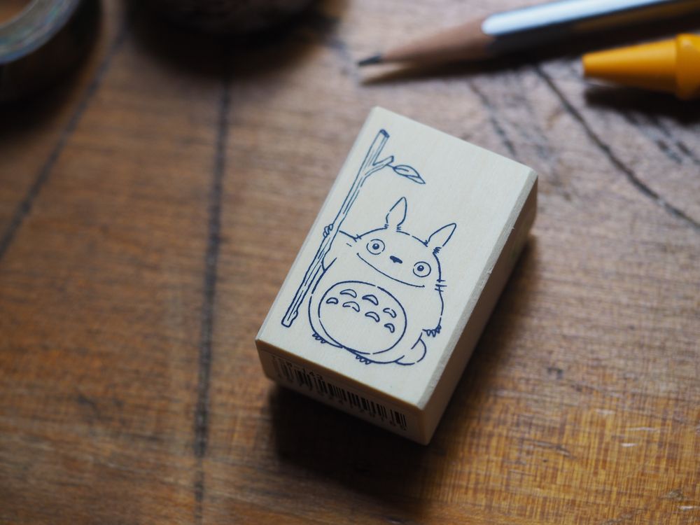 Ghibli x Masute no Aibou Rubber Stamp - My Neighbor Totoro (TSW-143) – Wonder Pens