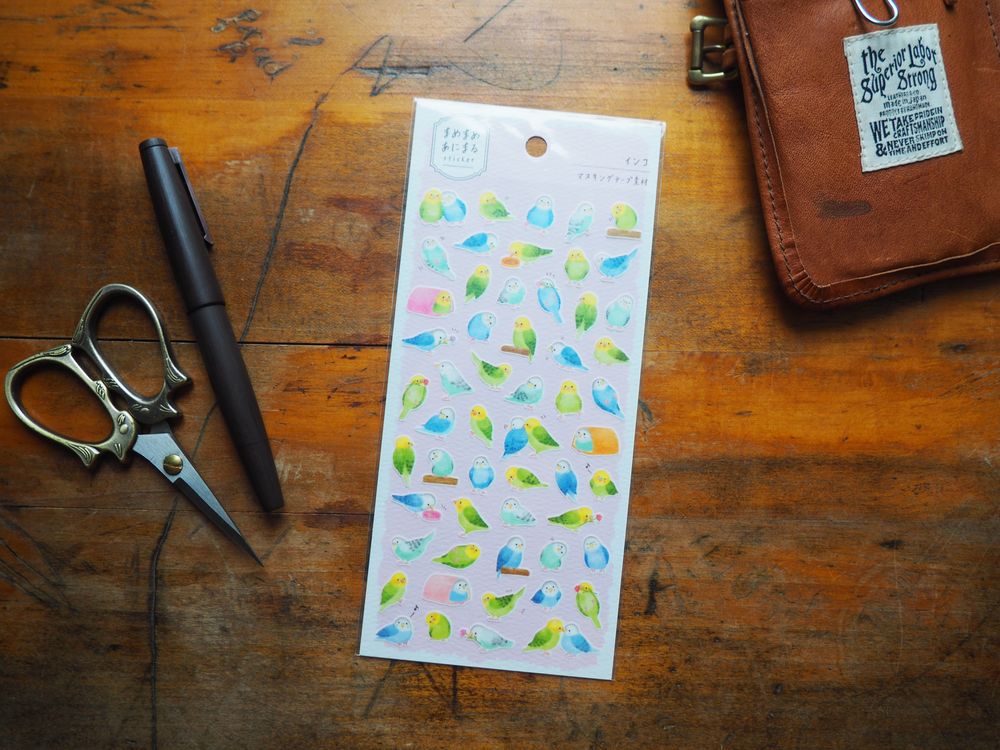Mindwave - Sticker Sheet - Parakeet (80943) – Wonder Pens