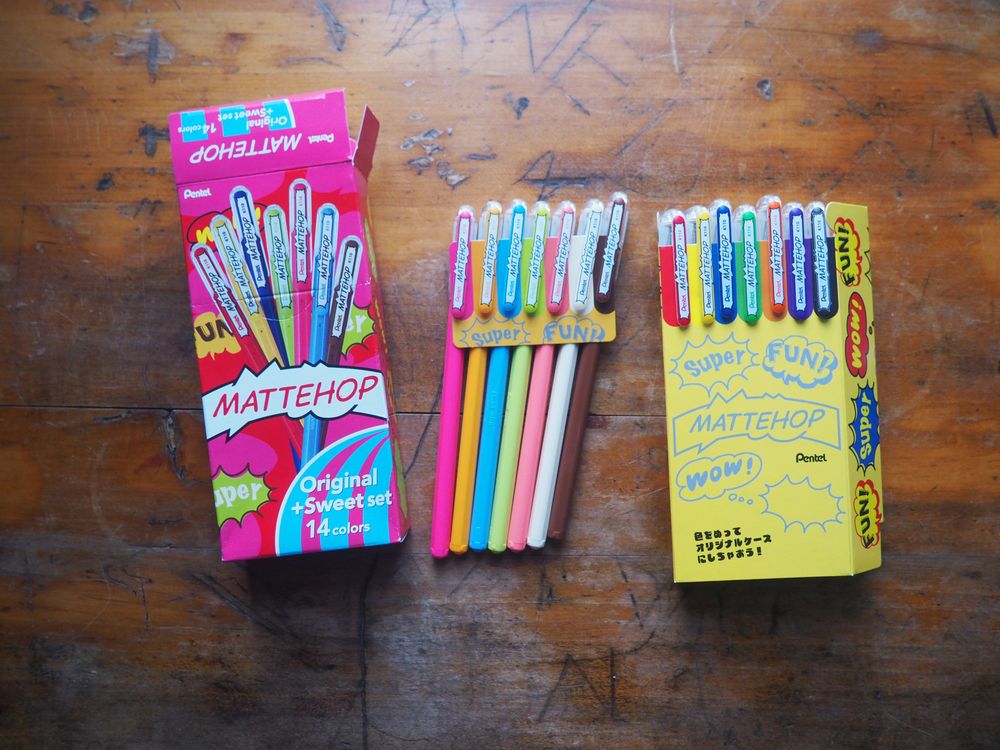 Pentel Mattehop Gel Pen - 1.0mm - Set of 14 – Wonder Pens
