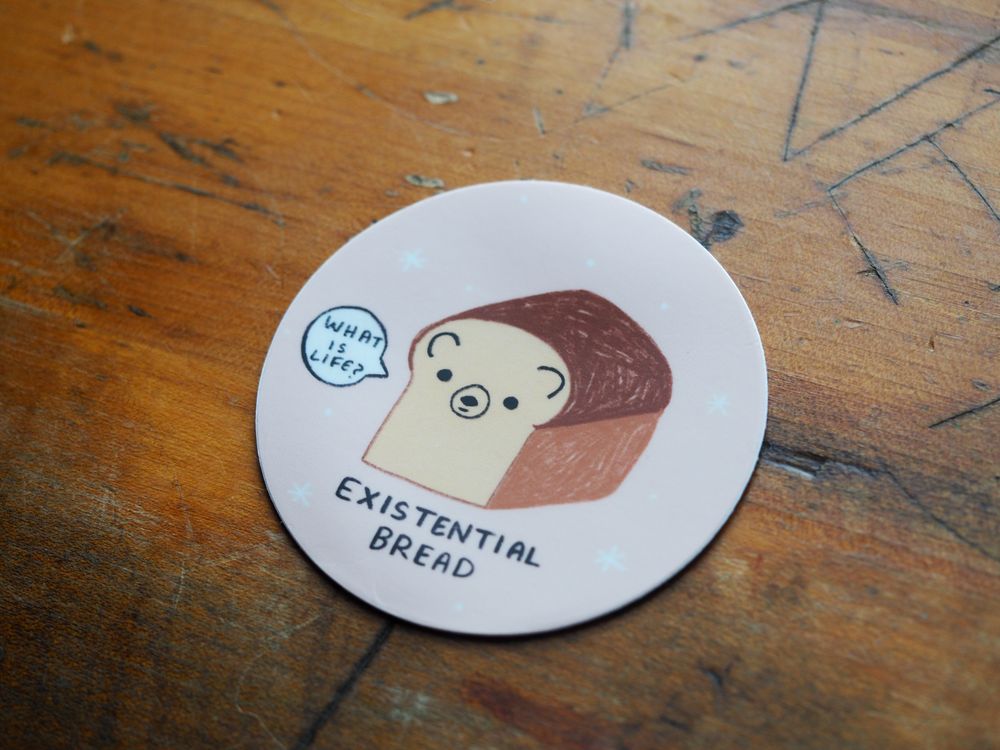 Tender Ghost - Vinyl Sticker - Existential Bread – Wonder Pens