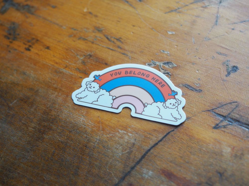 Tender Ghost - Vinyl Sticker - You Belong Here – Wonder Pens