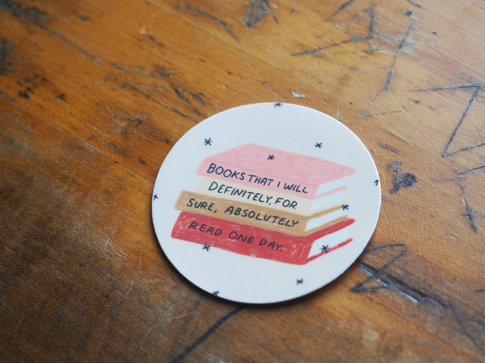 Tender Ghost - Vinyl Sticker - Books I'll Definitely Read – Wonder Pens