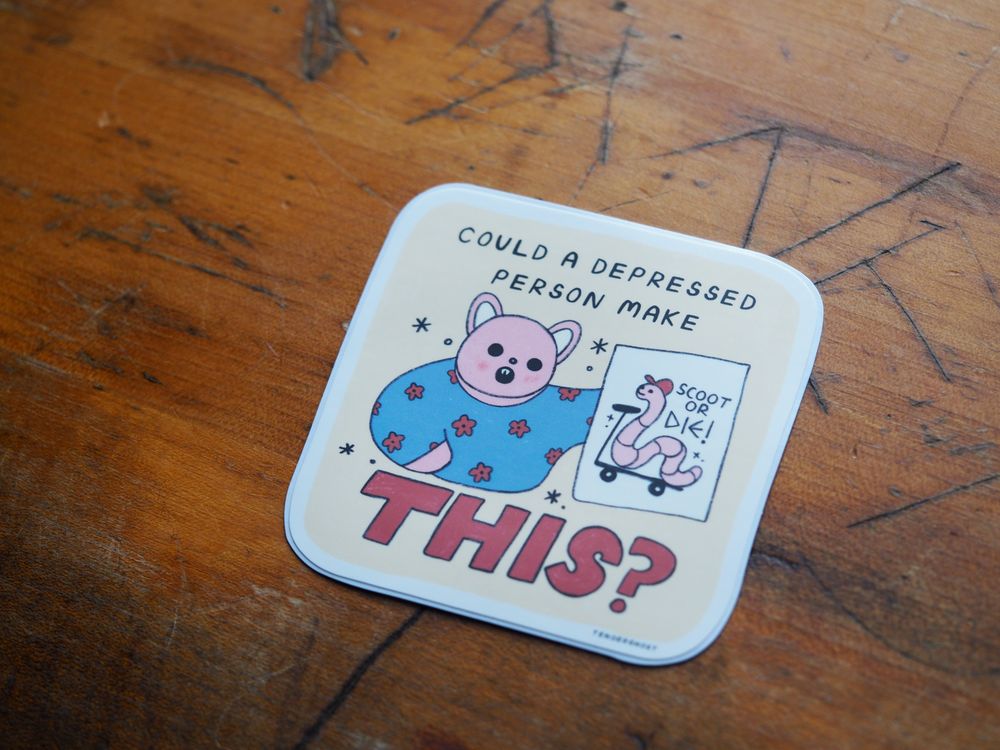 Tender Ghost - Vinyl Sticker - Make This – Wonder Pens