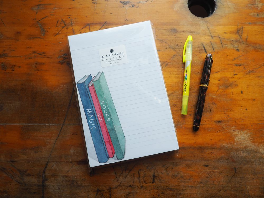 E. Frances Paper - Notepad - Books are Magic – Wonder Pens
