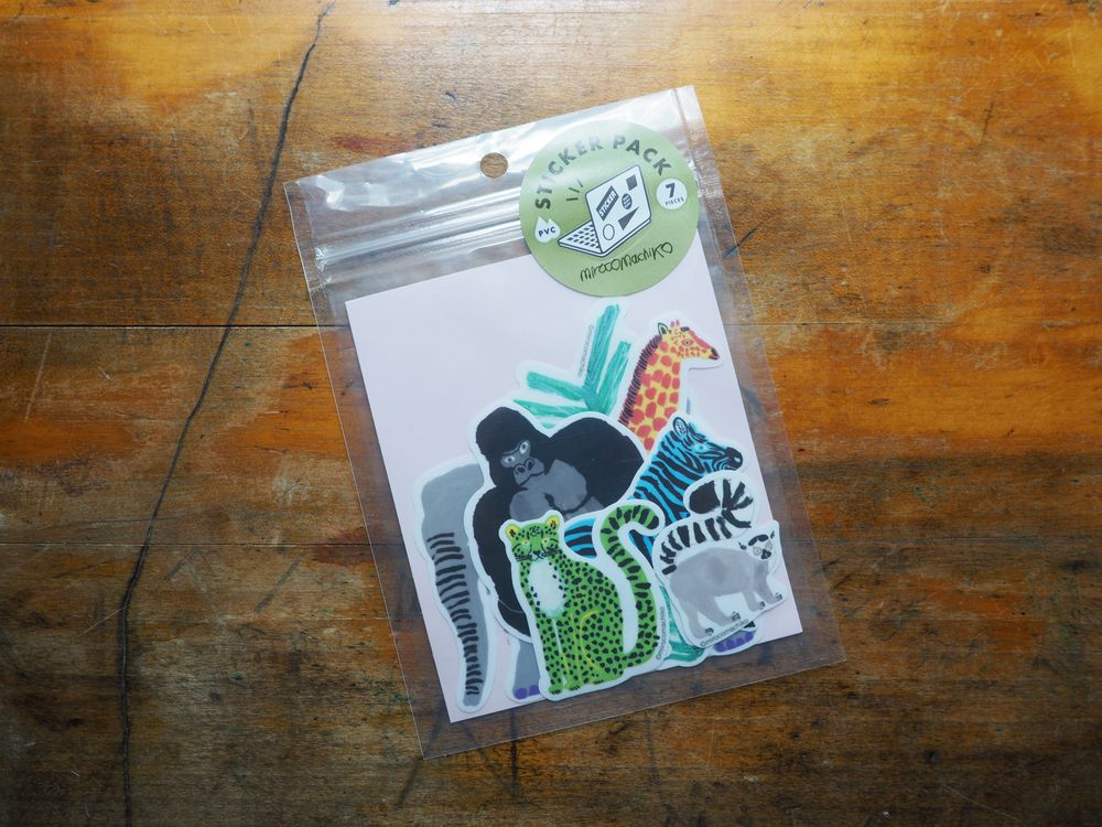 Miroko Machiko Sticker Set - Animals (MRCK-56) – Wonder Pens