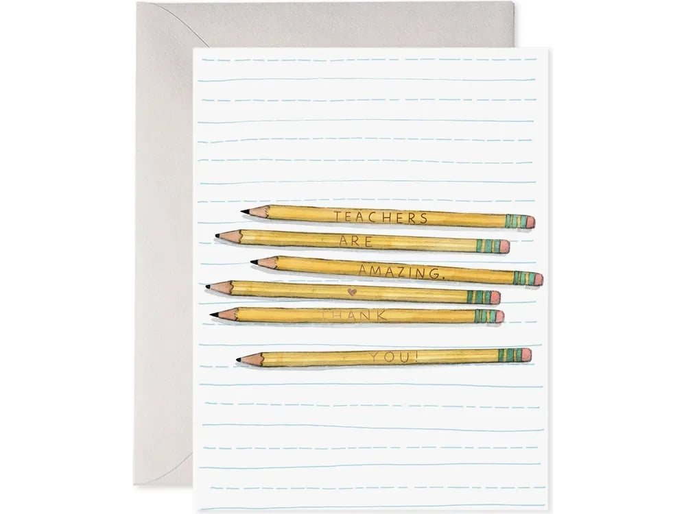 E. Frances Paper - Card - Teacher Pencils – Wonder Pens