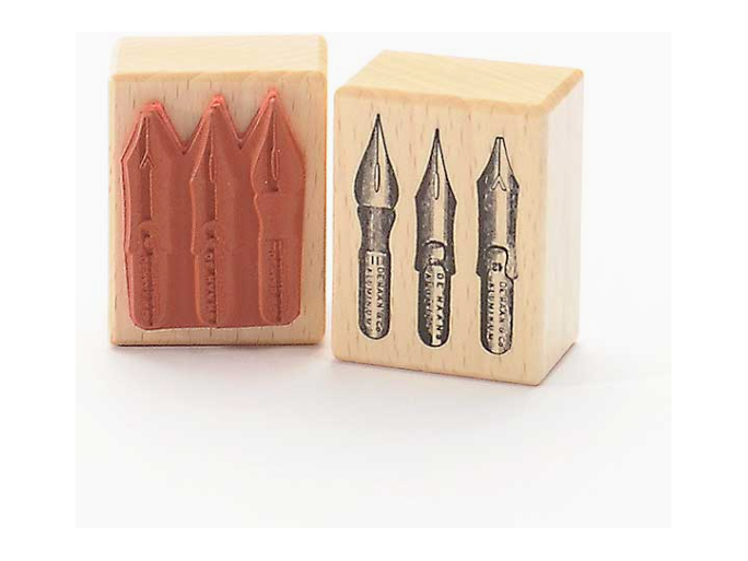 Heindesign Rubber Stamp - Nibs – Wonder Pens
