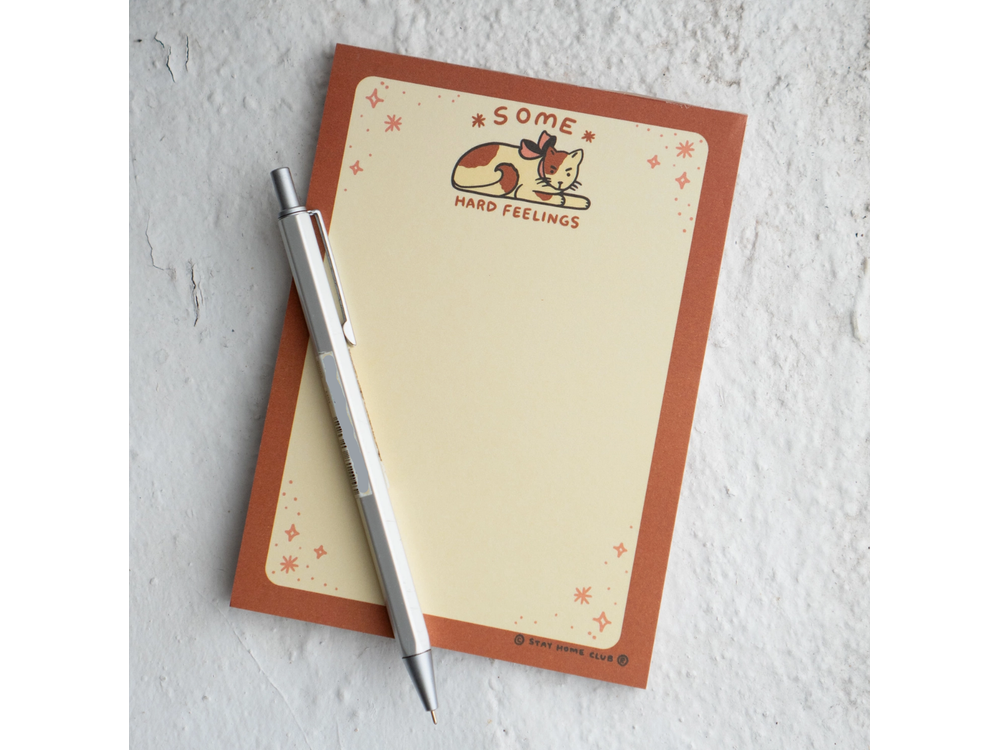 Stay Home Club Notepad - Some Hard Feelings – Wonder Pens