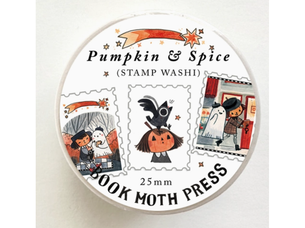 Shelley Couvillion Stamp Washi Tape - Pumpkin and Spice – Wonder Pens