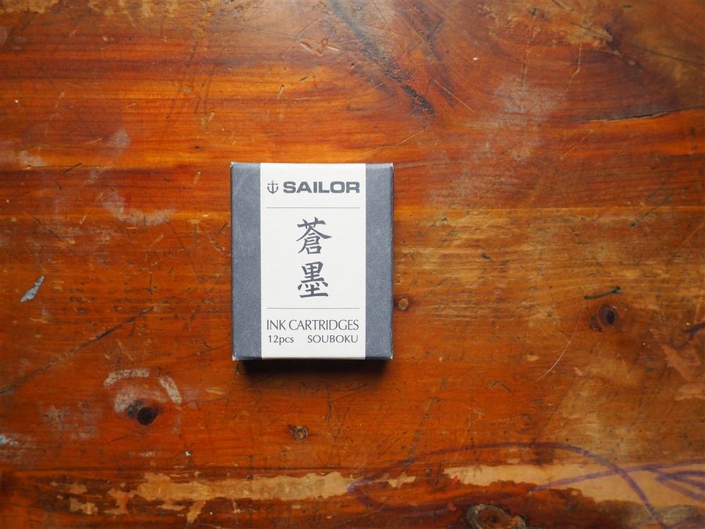 Sailor Ink Cartridges - Souboku Nano Blue-Black Carbon – Wonder Pens