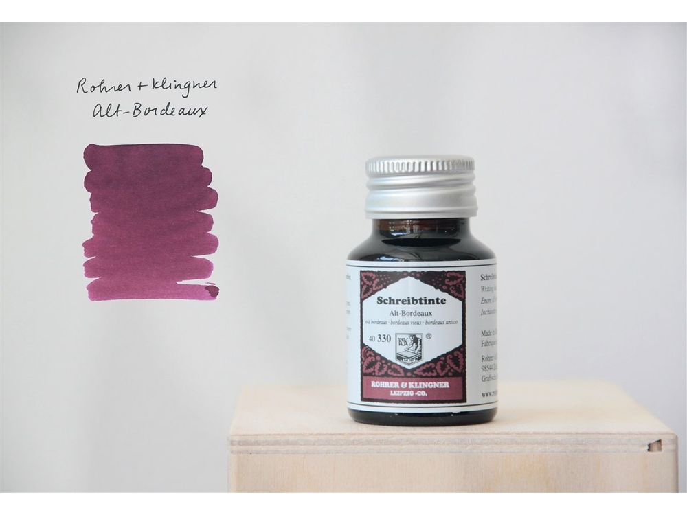 Wonder Pens: Rohrer & Klingner Writing Ink (50mL) - Alt-Bordeaux (Deep Red)