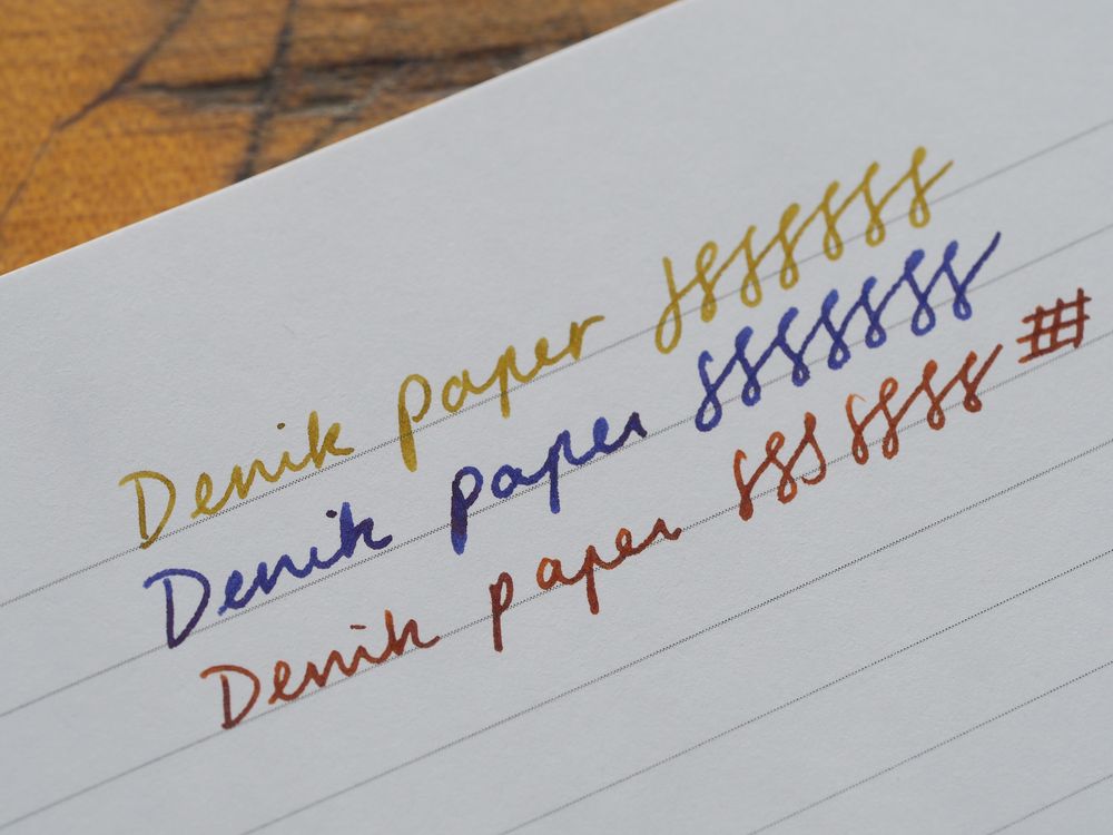 Denik Classic LayFlat Notebook - Watercolor Lozenges - Lined – Wonder Pens