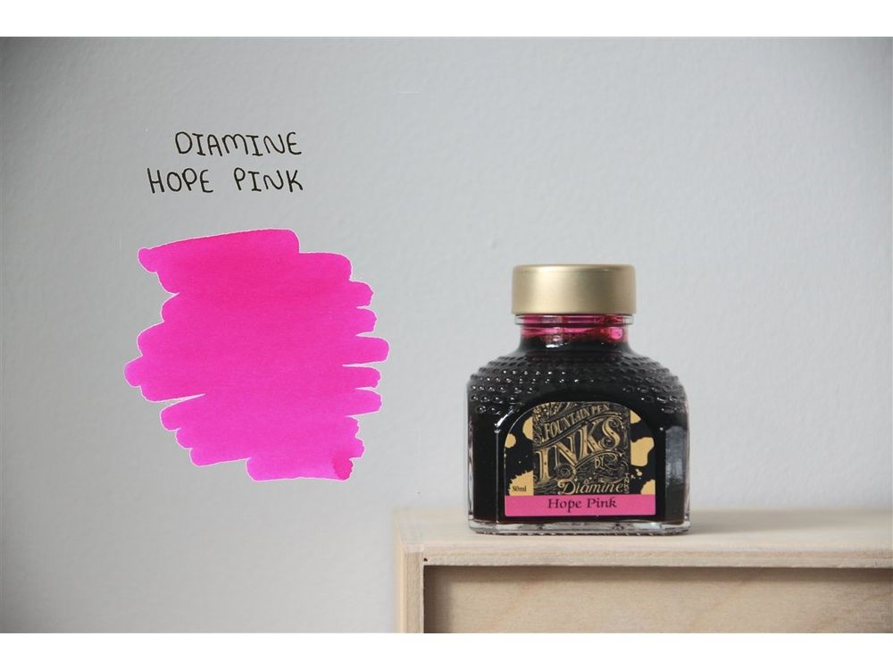 Diamine - Fountain Pen Ink (80mL) - Hope Pink – Wonder Pens