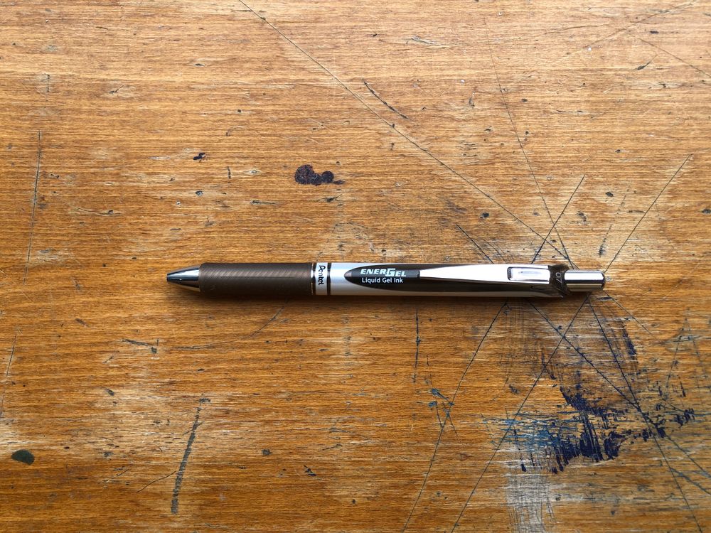 Pentel Energel Retractable Gel Roller Pen 0.7mm - Sepia – Wonder Pens