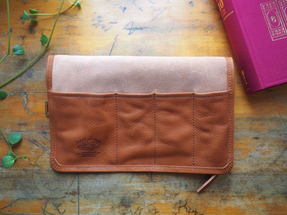 The Superior Labor Leather Pen Roll - Light Brown – Wonder Pens