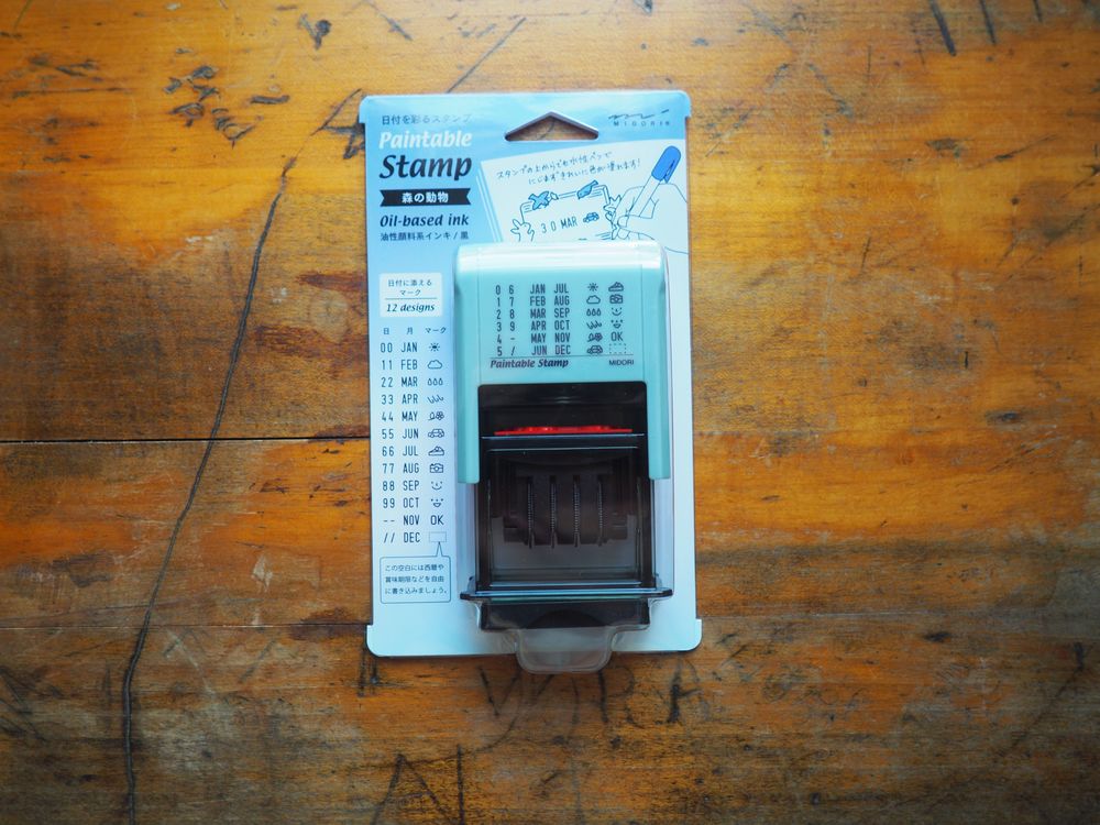 Midori Rotating Date Stamp - Forest Animals – Wonder Pens