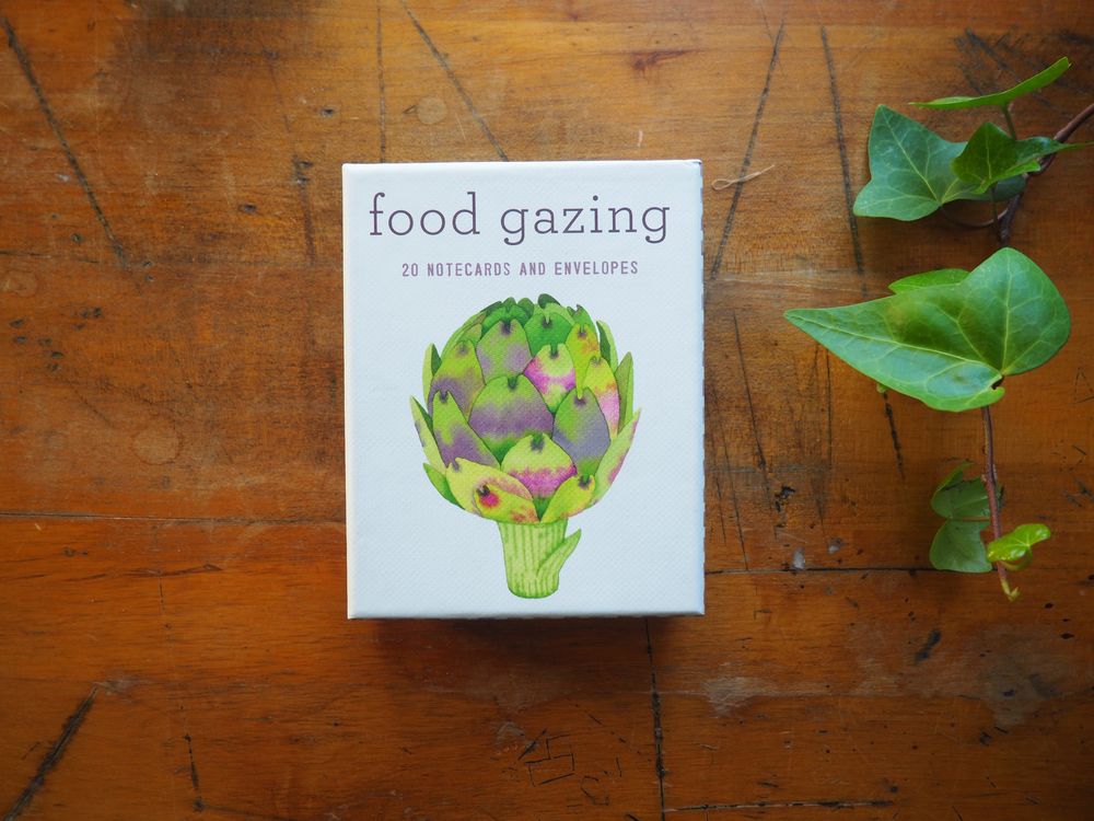 Food Gazing Notecard Set: 20 Notecards and Envelopes – Wonder Pens