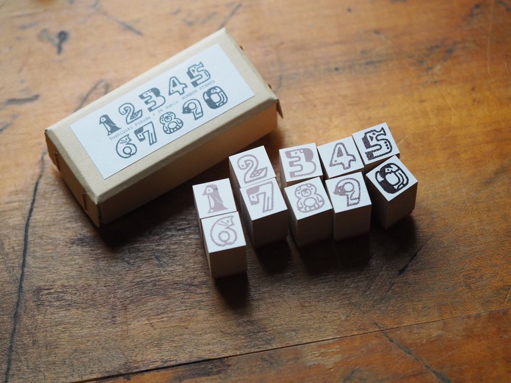 36 Sublo Rubber Stamp - Numbers Set – Wonder Pens