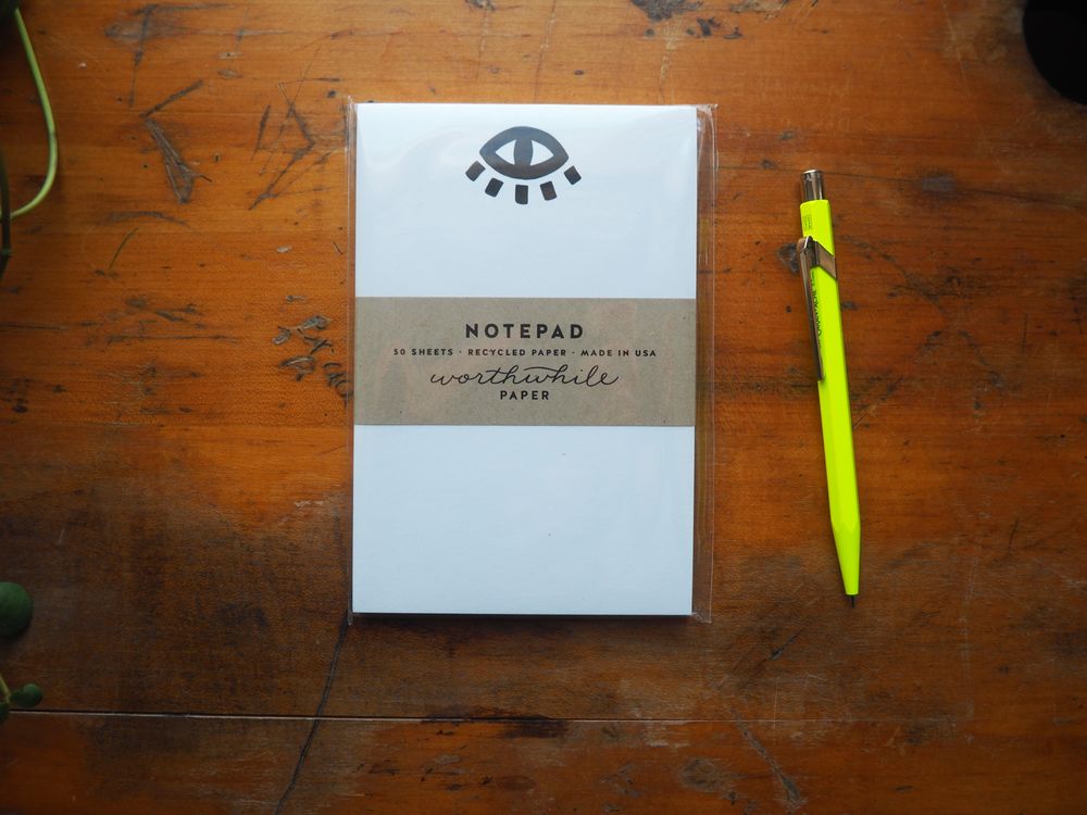 Worthwhile Paper Eye Notepad Wonder Pens
