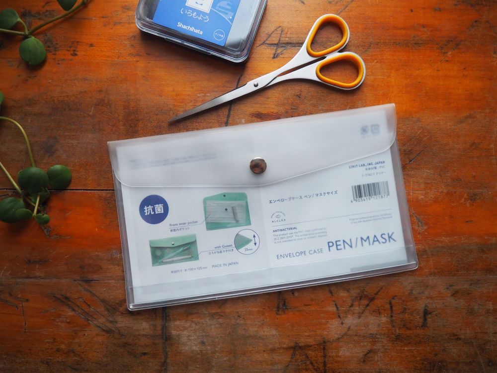 Lihit Lab - Envelope Case Pen/Mask - Clear (F-7742-1) – Wonder Pens