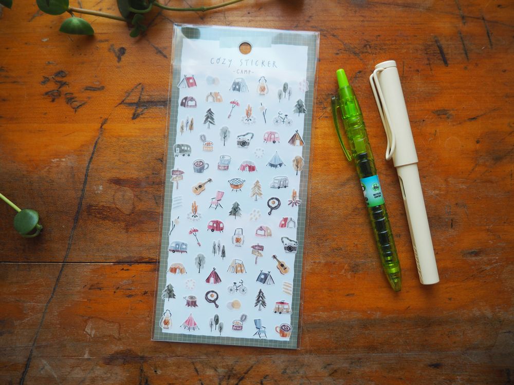 Mindwave - Sticker Sheet - Cozy Sticker - Camp (81415) – Wonder Pens