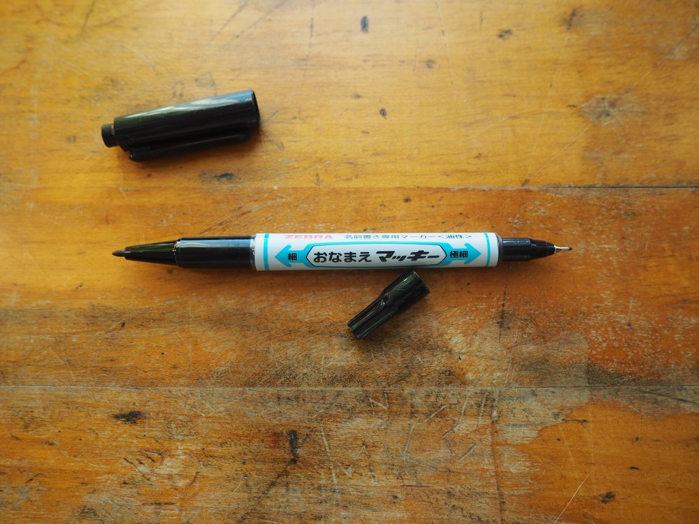 Zebra Twin Marker - Black – Wonder Pens