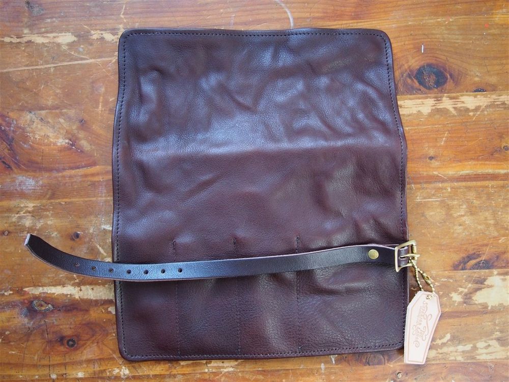 The Superior Labor - Leather Pen Roll - Dark Brown – Wonder Pens