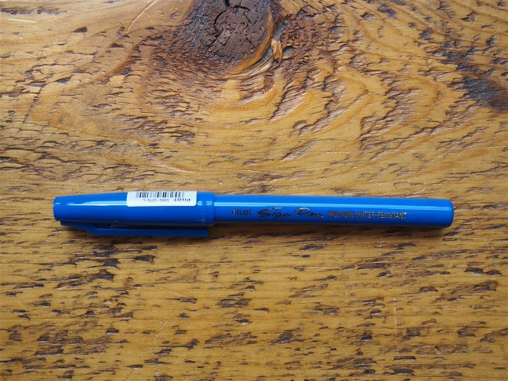 Pilot Sign Pen - Blue – Wonder Pens