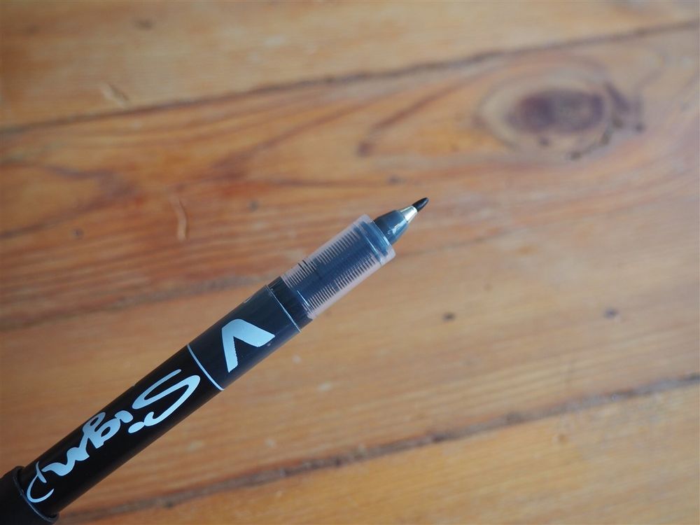 Pilot V Sign Pen Fineliner - Black – Wonder Pens