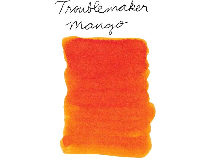 Troublemaker Inks (60mL) - Fountain Pen Standard Inks - Mango – Wonder Pens