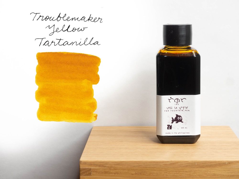 Troublemaker Inks (60mL) - Fountain Pen Standard Inks - Yellow Tartani ...